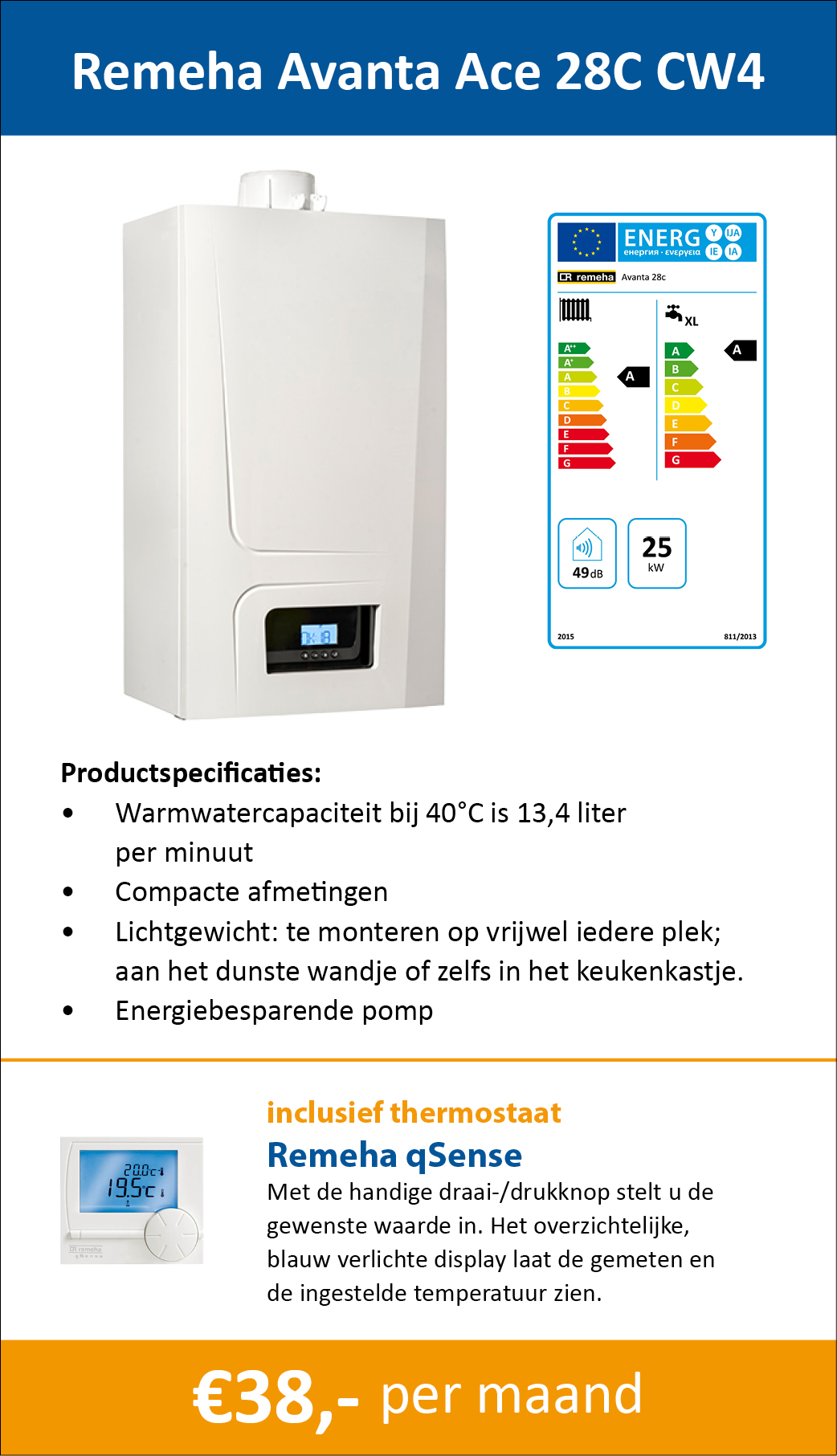 Cv-ketel huren - Romijnders